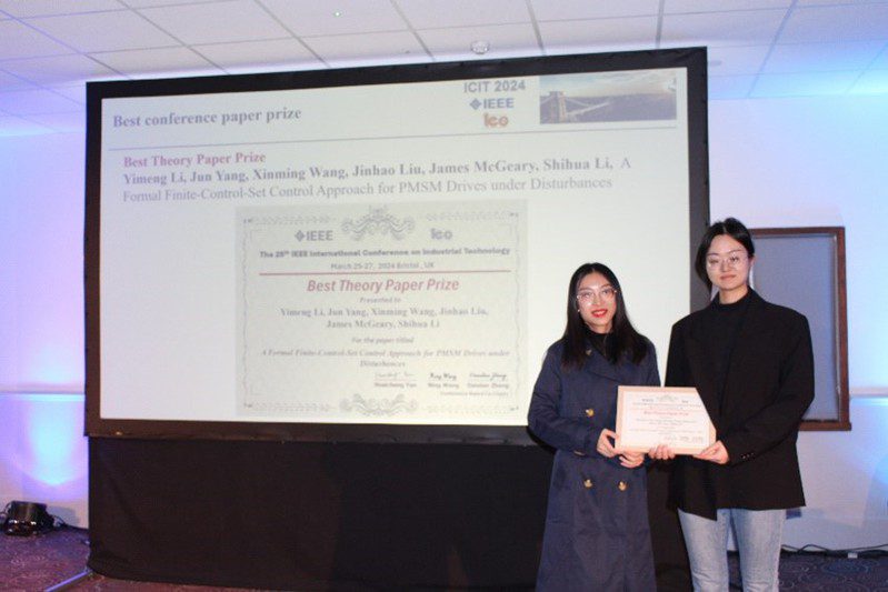 Prof. Shihua Li′s team won the Best theoretical paper award of IEEE ...